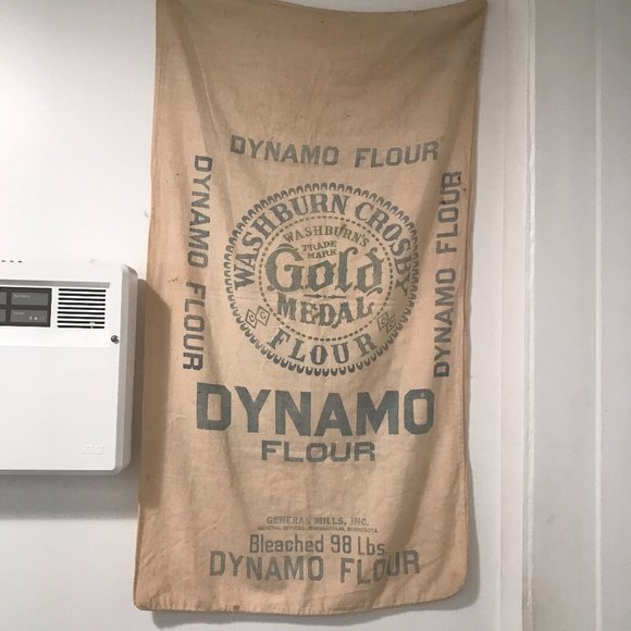 GENERAL MILLS | Wall Decor | Vintage 9450s General Milld Flour Sack ...